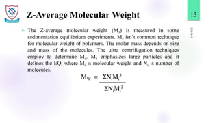 Molecular weight of Polymer | PDF