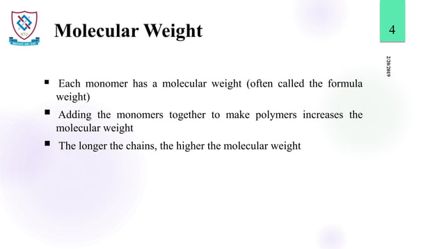 Molecular weight of Polymer | PDF