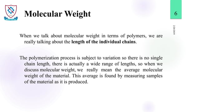 Molecular weight of Polymer | PDF