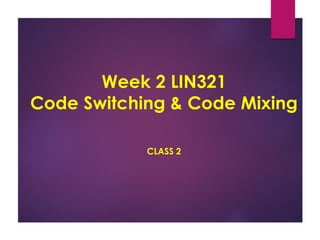 Week 2.2 lin321 | PDF | Programming Languages | Computing