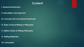 Philosophy writing | PPT