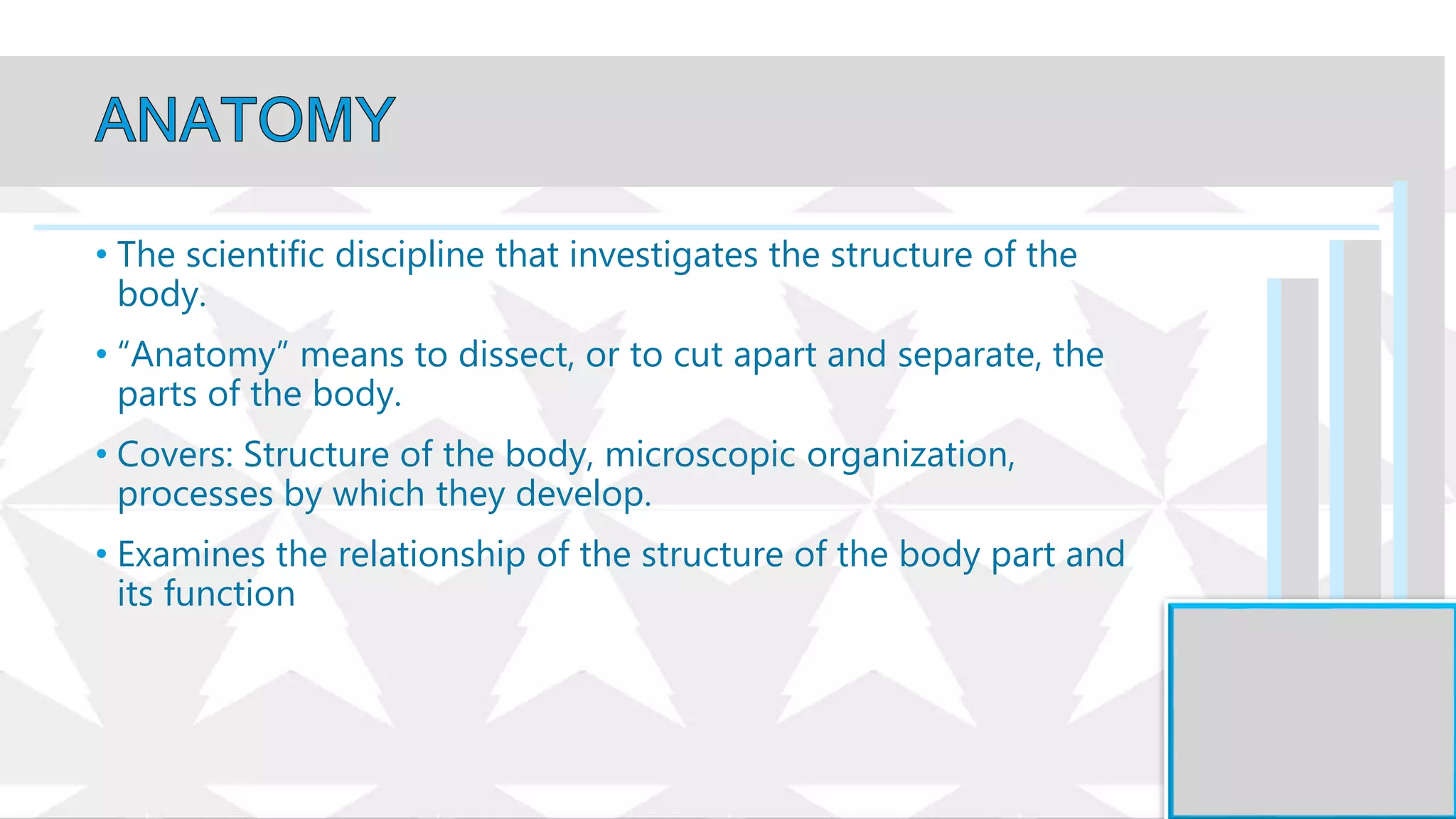 Introduction to Anatomy and Physiology | PPT