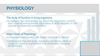 Introduction to Anatomy and Physiology | PPT