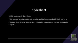 Week 2.pptx | Web Design and HTML | Internet