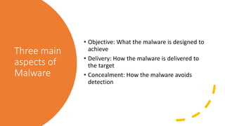 Malware attack Social engineering attack | PPTX