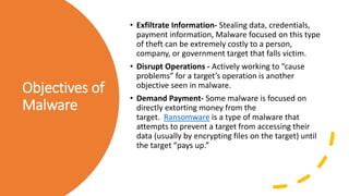 Malware attack Social engineering attack | PPTX