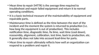 Maintenance and Repair strategies for Reliability.pptx