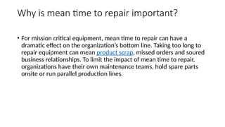 Maintenance and Repair strategies for Reliability.pptx