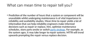 Maintenance and Repair strategies for Reliability.pptx