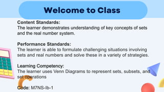 Week 2-3 - Complementary and Difference of Sets.pptx | Education