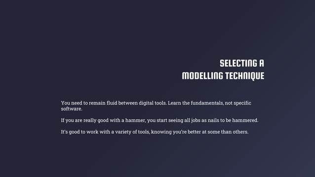Week 2 - 3D Modelling Principles | PPT
