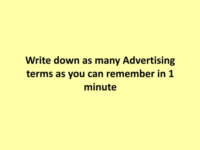 Week 2 advertising narrative styles | PPT