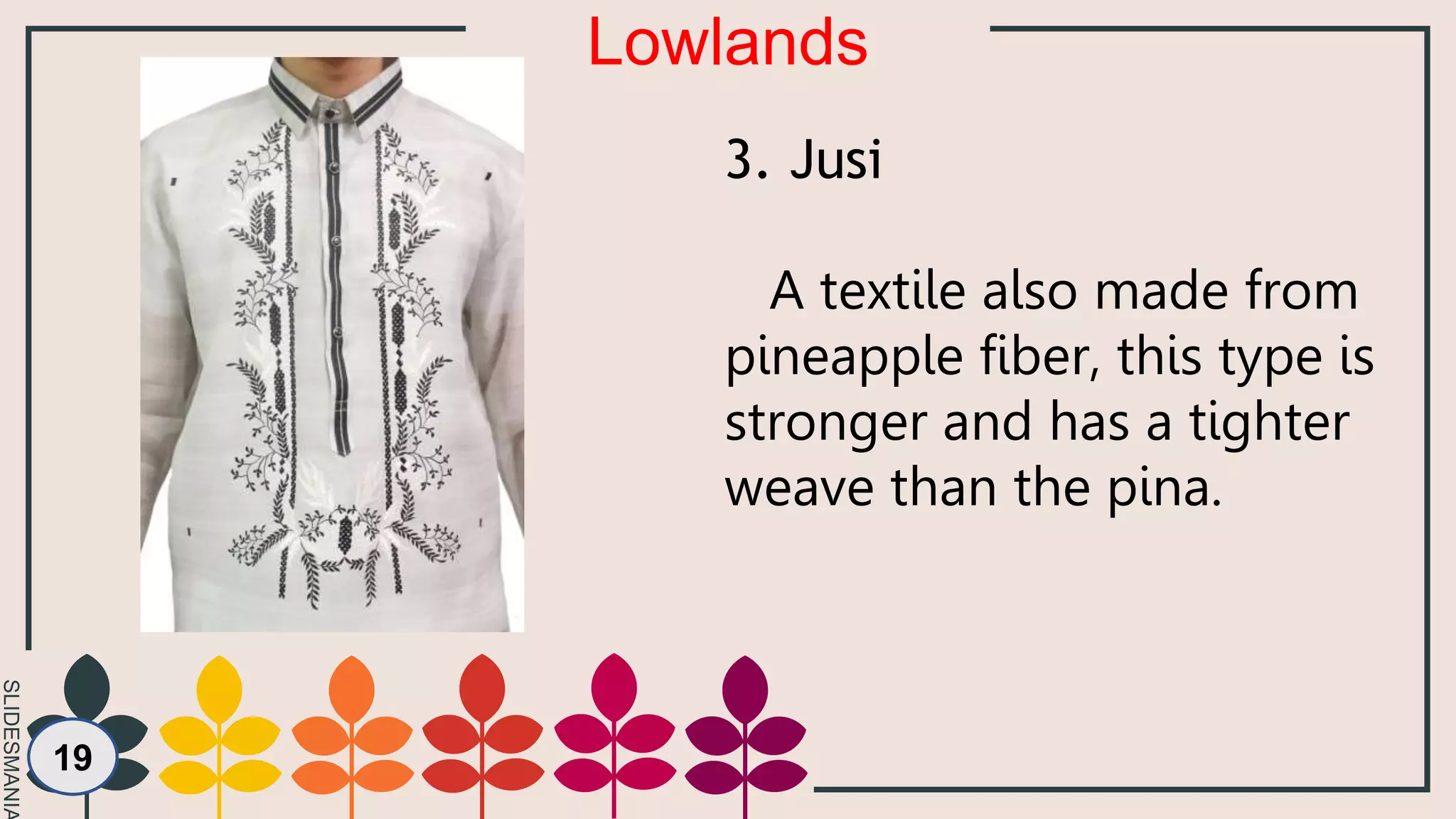 Attire, Fabric and Tapestries in Luzon | PPTX