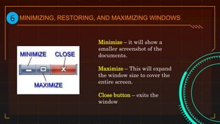 Exploring the MS Windows Environment part 2 | PPTX