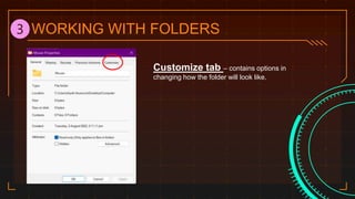 Exploring the MS Windows Environment part 2 | PPTX