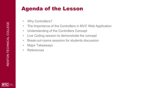 Week 2- Controllers in ASP .NET Core MVC Web Application.pptx