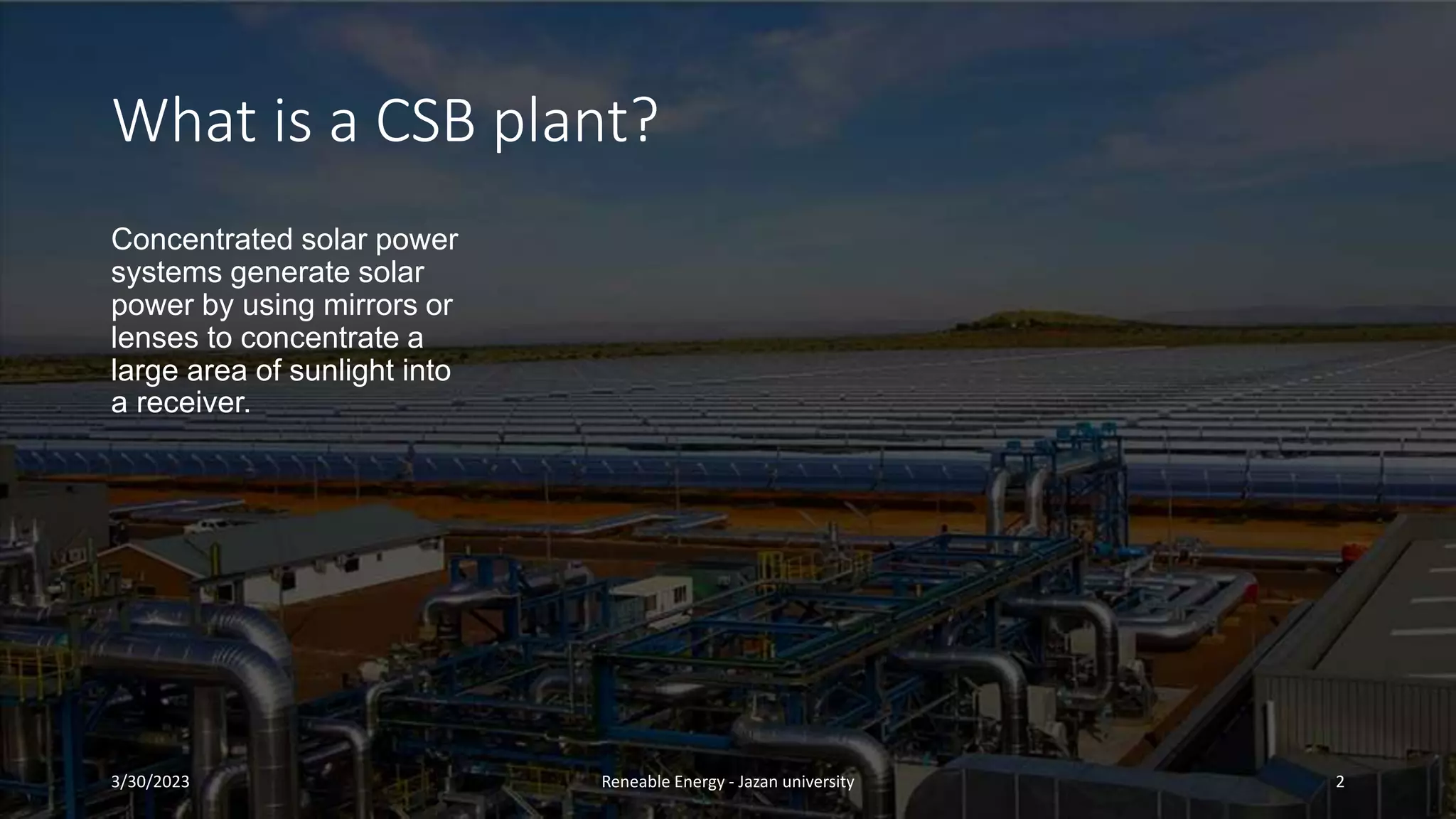 Sam Csp Plant Modeling Pptx