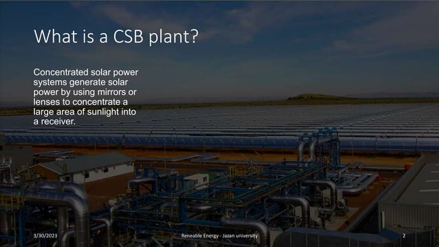 SAM - CSP plant modeling | PPTX