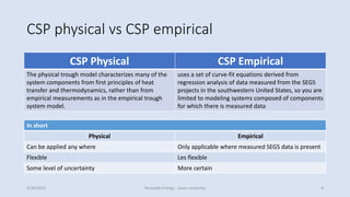 SAM - CSP plant modeling | PPTX