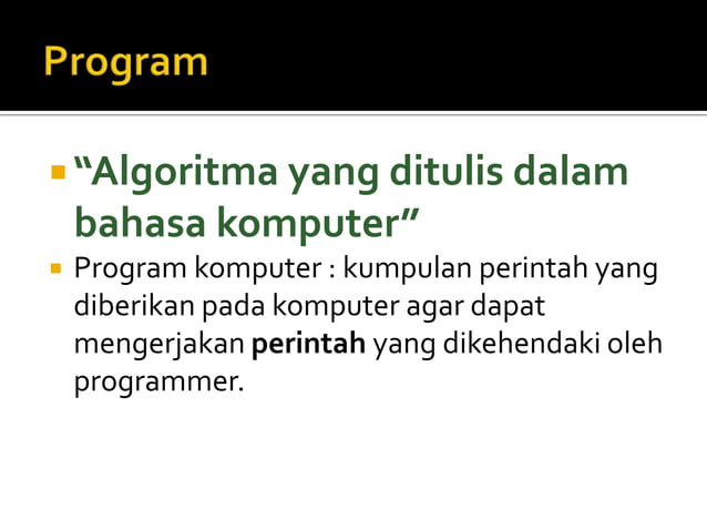 dasar-pemrograman-algoritma-flowchart | PPTX