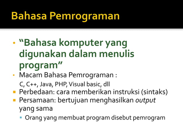 dasar-pemrograman-algoritma-flowchart | PPTX