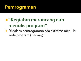 dasar-pemrograman-algoritma-flowchart | PPTX