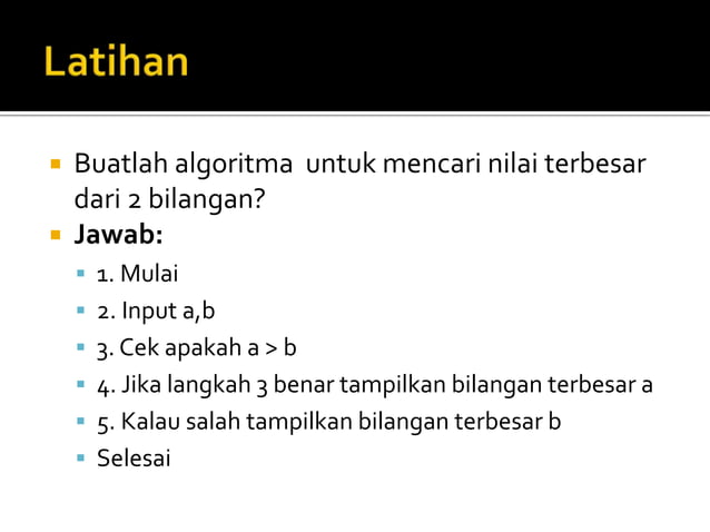 dasar-pemrograman-algoritma-flowchart | PPTX