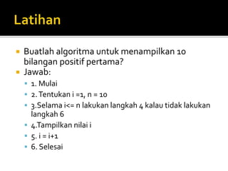 dasar-pemrograman-algoritma-flowchart | PPTX