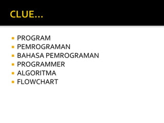 dasar-pemrograman-algoritma-flowchart | PPTX