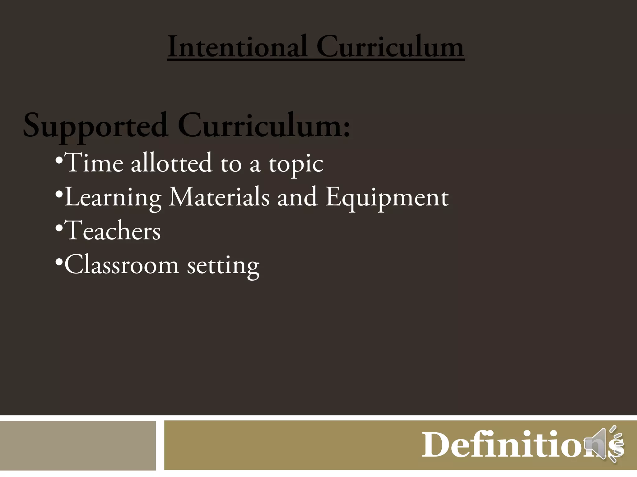 PowerPoint - Definitions of Curriculum and Christian Education | PPT