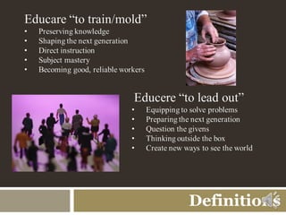 PowerPoint - Definitions of Curriculum and Christian Education | PPT