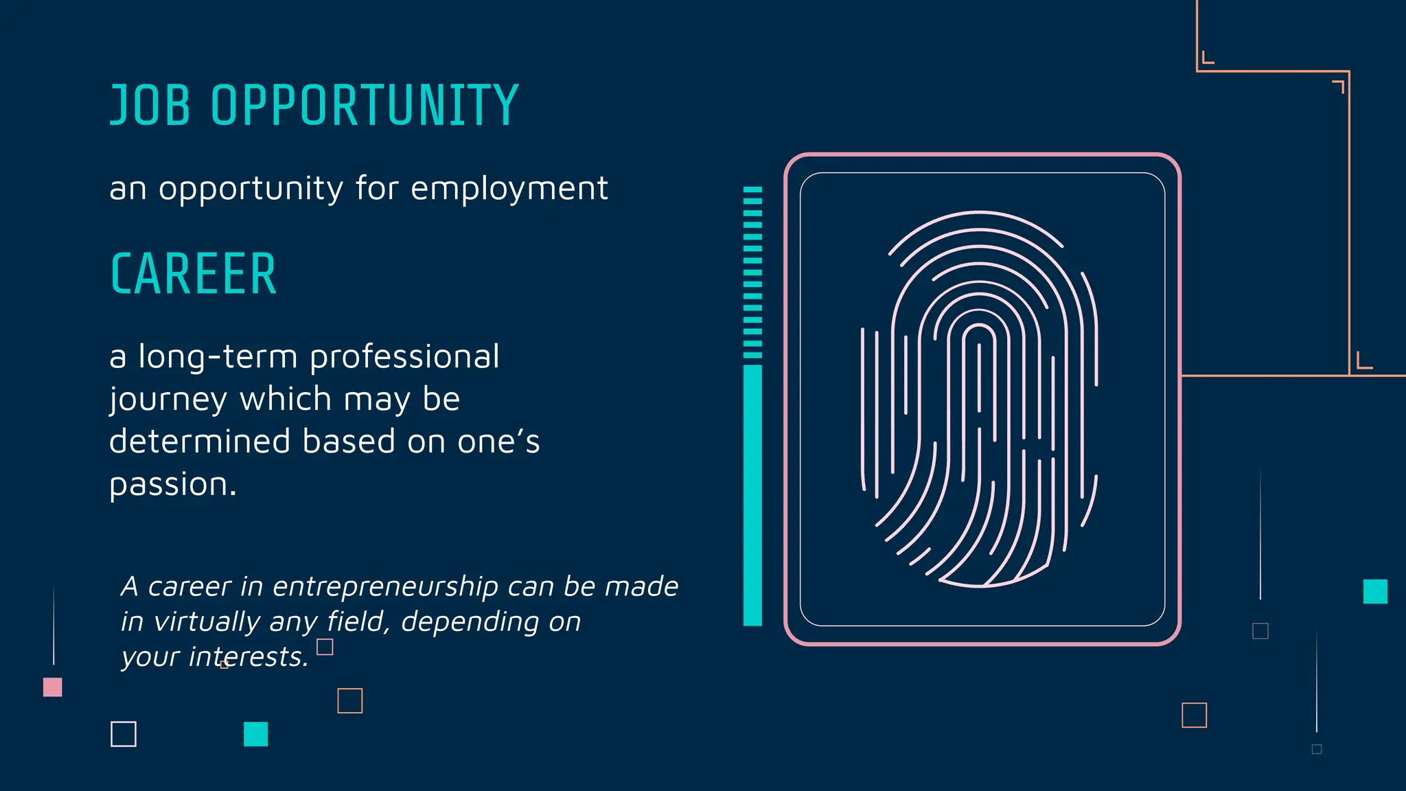 Job Opportunities for Entrepreneurship as a career | PDF