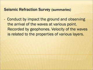Week 2 geophysical survey | PPT