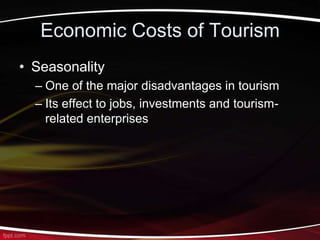 Impacts of tourism | PPTX