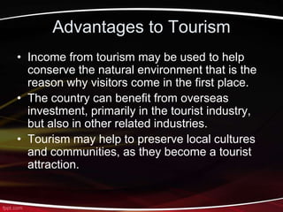 Impacts of tourism | PPTX