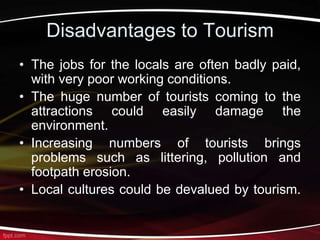 Impacts of tourism | PPTX
