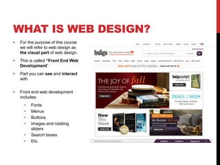 Week2 lecture-whatiswebdesign-part1 | PPT