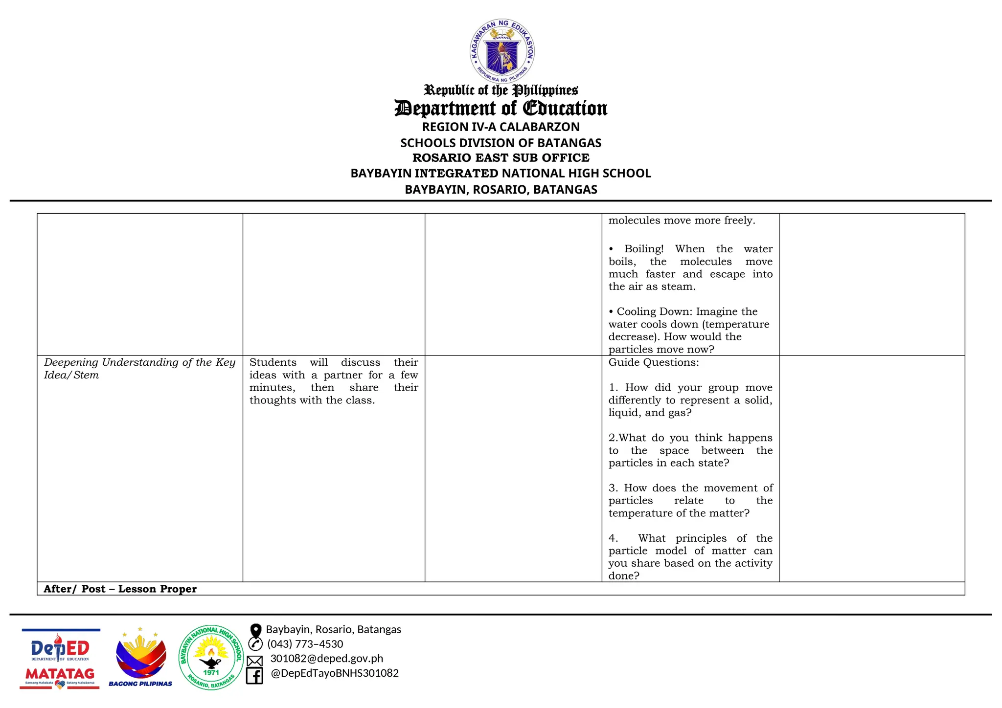 Week two - MATATAG.docx daily lesson plan | DOCX