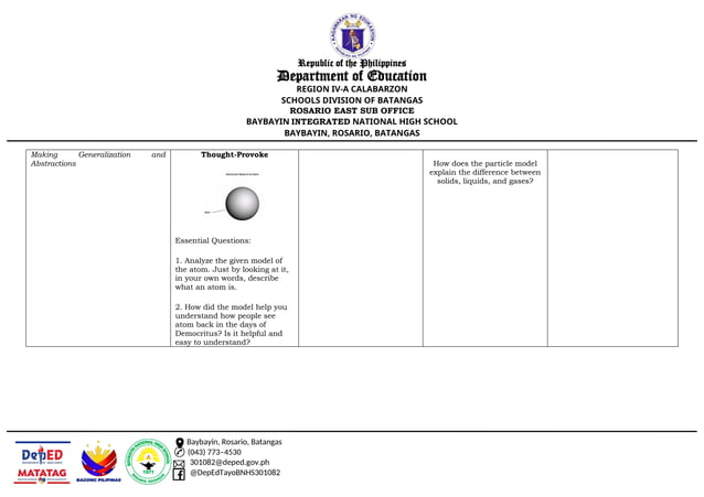 Week two - MATATAG.docx daily lesson plan | DOCX