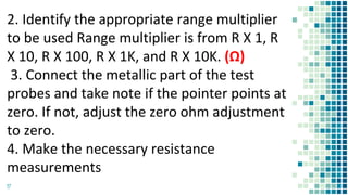 ELECTRONICS-GRADE 7-WEEK 2-MEASURING TOOLS | PPTX