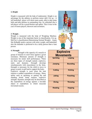 APPLIED MOTOR CONTROL AND LEARNING OF EXERCISE, SPORTS AND DANCE | PDF