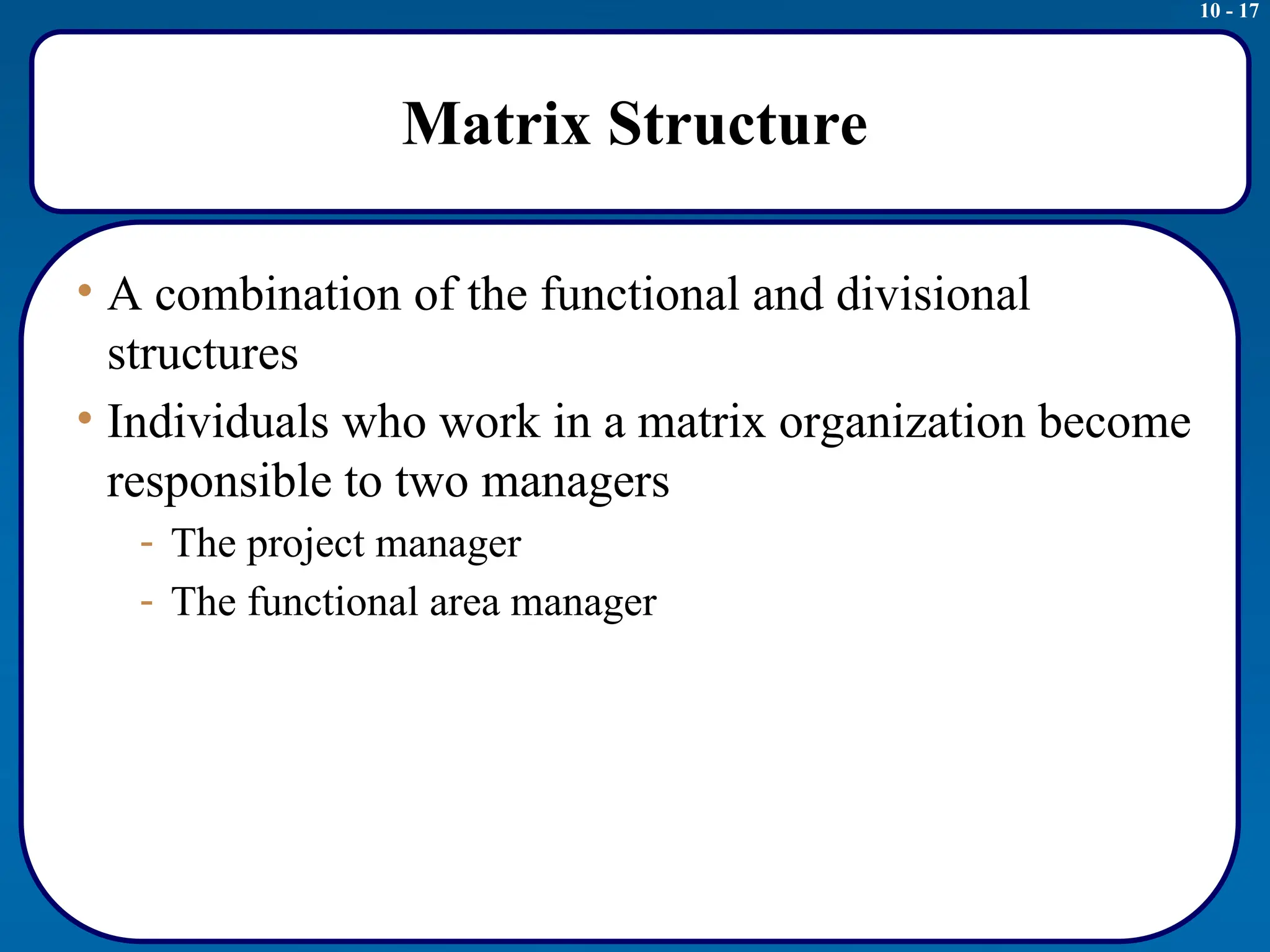 understanding the Organizational Structures | PPT