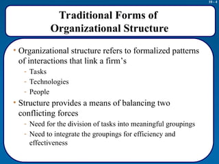 understanding the Organizational Structures | PPT