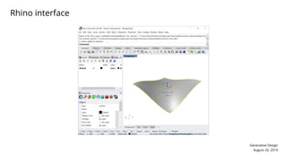 Generative Design - Week 2 - Parametric modeling in rhino and ...
