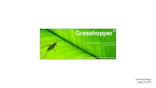 Generative Design - Week 2 - Parametric modeling in rhino and grasshopper | PDF