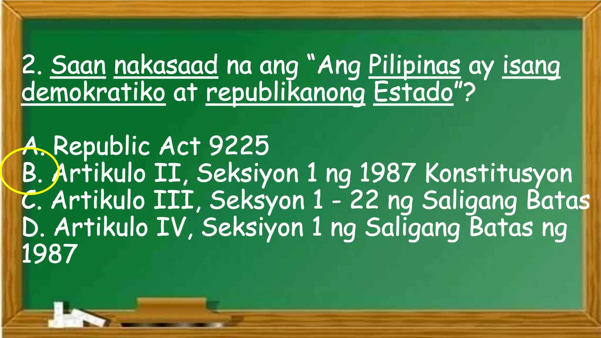 WEEK 2-Pilipinas batay sa saligang batas Pilipinas bilang isang bansang ...