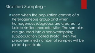 sample and sampling procedure capstone 1 | PPTX