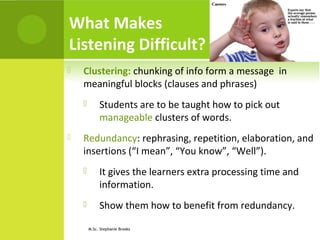 Week 2 Teaching listening comprehension | PPT