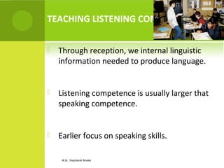 Week 2 Teaching listening comprehension | PPT