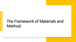 The Framework of Materials and Methods.pptx